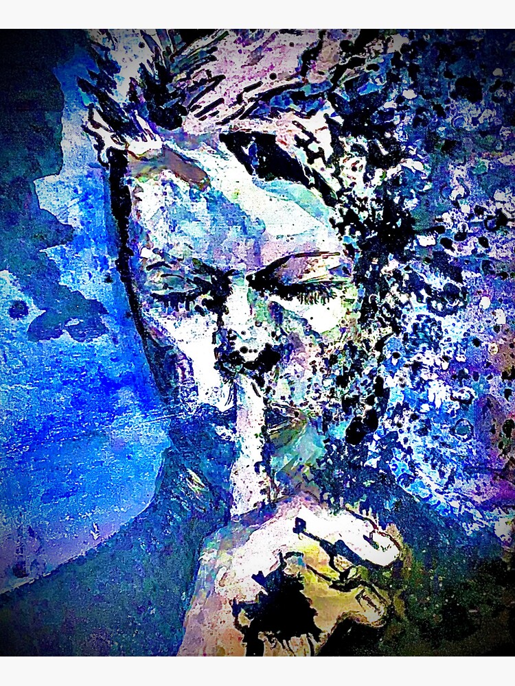 "David Bowie The Starman" Sticker for Sale by artbyfruitcake | Redbubble