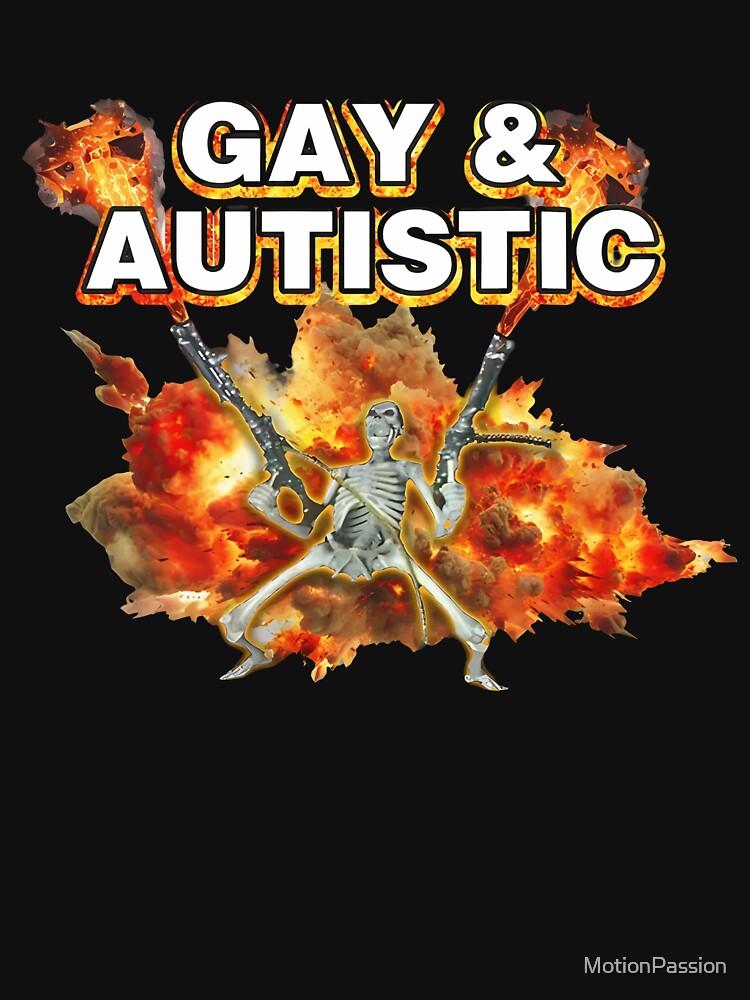 "Gay & Autistic" Essential T-Shirt for Sale by MotionPassion | Redbubble