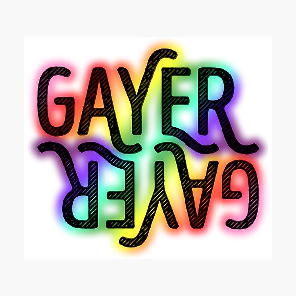 "So Very Gayer" Photographic Print by Etakeh | Redbubble