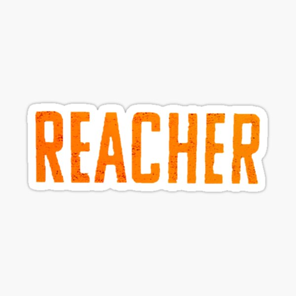 "Reacher " Sticker for Sale by JOSIALOGAN | Redbubble