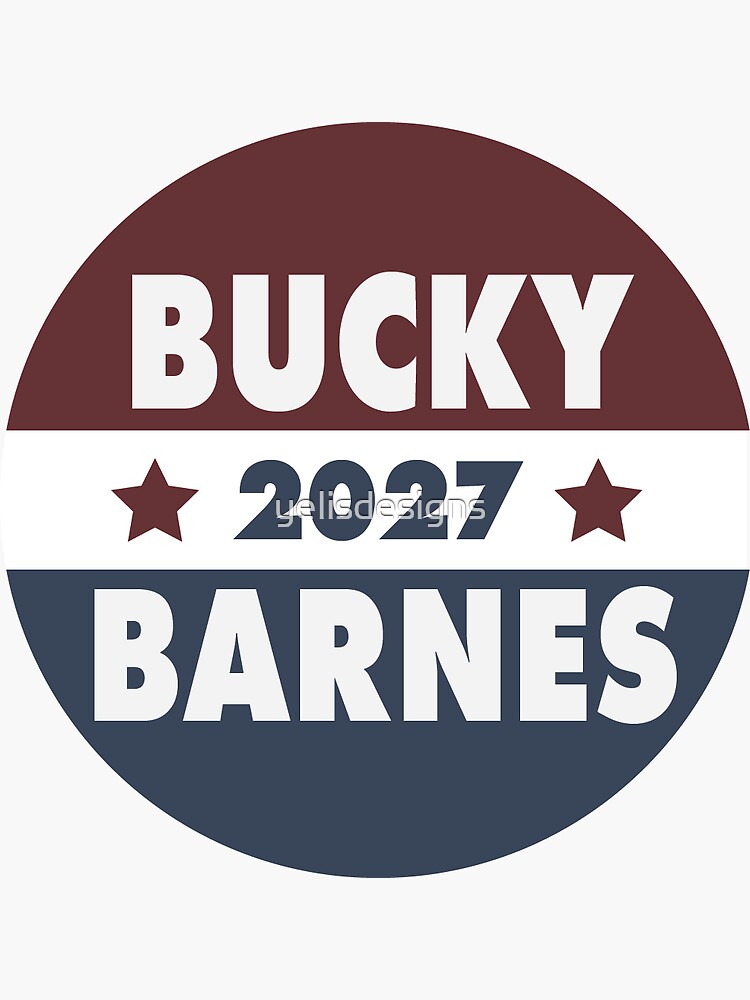 "Congressman Barnes - Bucky B 2027" Sticker for Sale by yelisdesigns ...