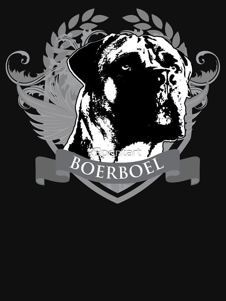 "Boerboel - South African Mastiff" T-shirt for Sale by k9printart ...
