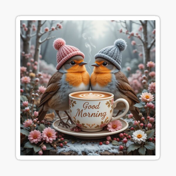 "Good Morning" Sticker for Sale by RaF71PrO | Redbubble
