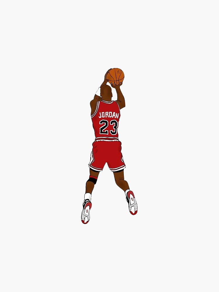 "Michael Jordan" Sticker for Sale by DTPY | Redbubble