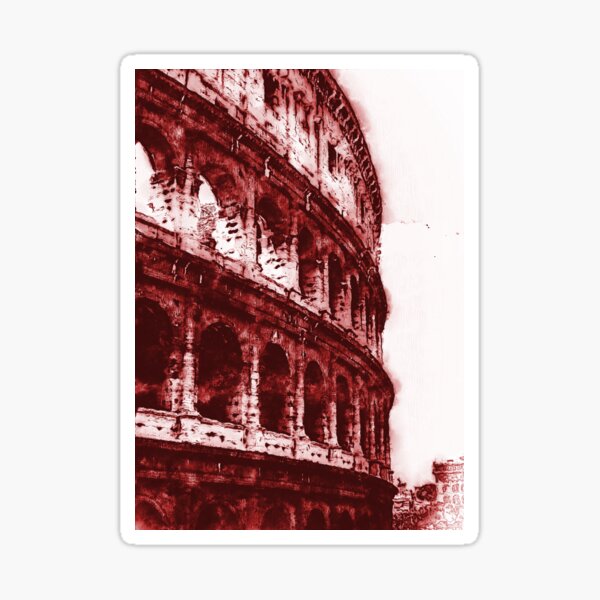 "Colosseum, Rome" Sticker for Sale by ErianAndre | Redbubble