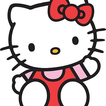 "Hello Kitty" Sticker for Sale by Valeria- | Redbubble