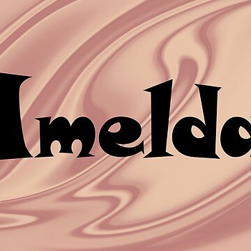 "Imelda Name Design - Cute Font, Minimalist, with Black Lettering ...