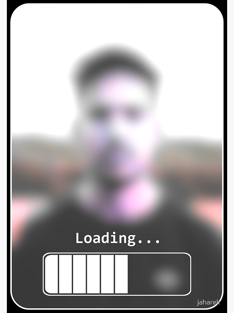 " Filter in progress. Man 2 sticker gift poster" Poster for Sale by ...