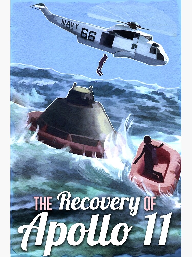"Apollo 11 Recovery " Poster for Sale by lynxcollection | Redbubble