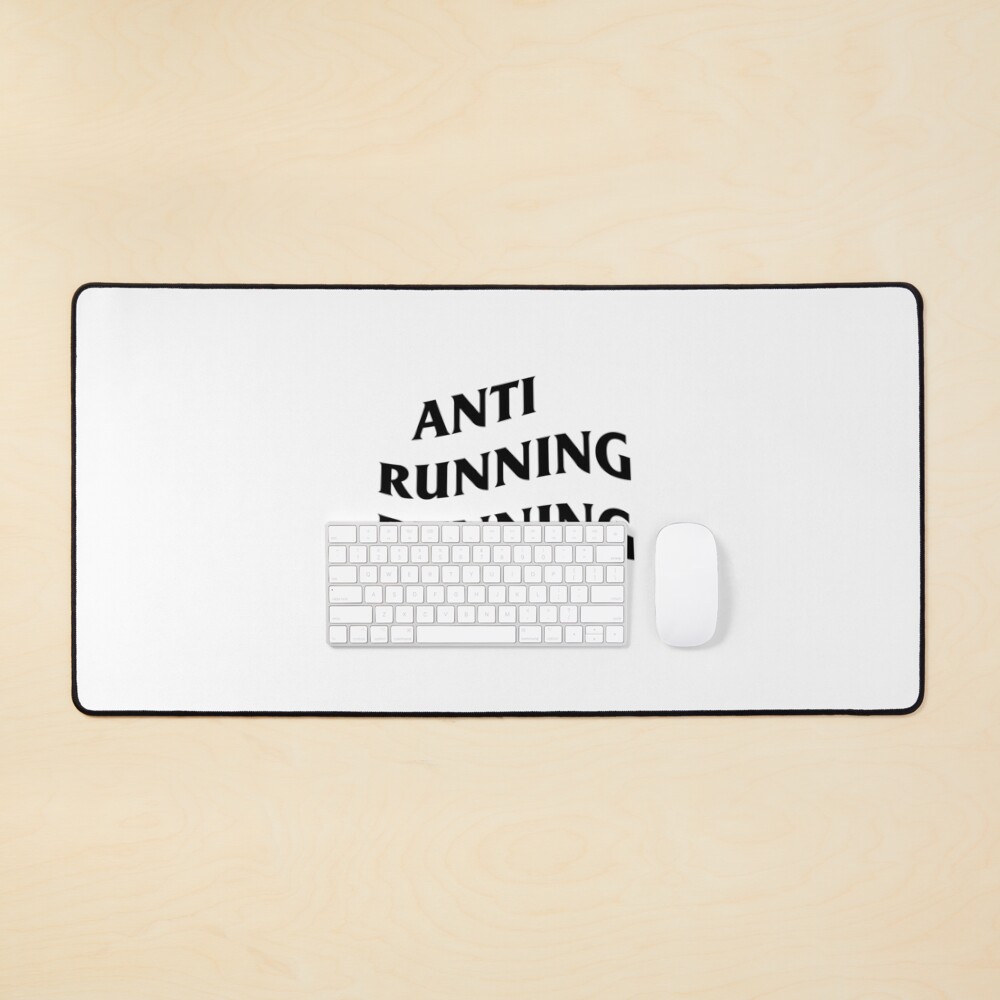 "Anti Running Running Club-White" Sticker for Sale by anuggra | Redbubble