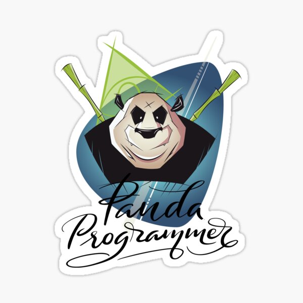 Panda Programmer Python Programming Language Sticker For Sale By Projectx23 Redbubble