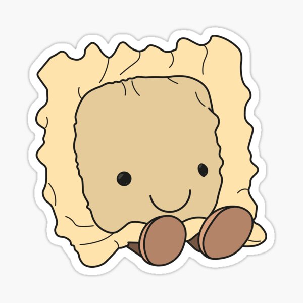 "Jellycat Amuseables Ravioli" Sticker for Sale by Queen-Jellycat ...