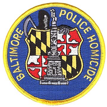 "Baltimore Police Homicide" Sticker for Sale by Lawrence Baird | Redbubble