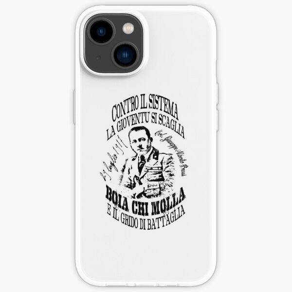 "Boia chi molla ( Col. Giuseppe Alberto Bassi )" iPhone Case for Sale ...