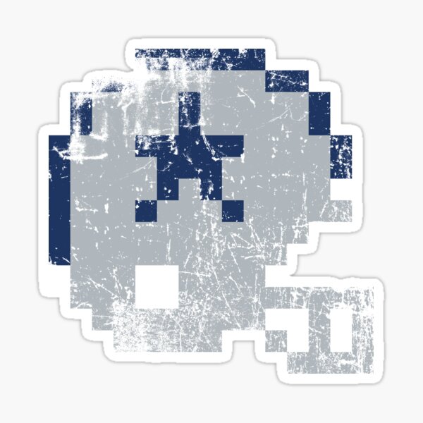 "DAL Distressed Football Helmet" Sticker for Sale by SuperRetroBowl ...