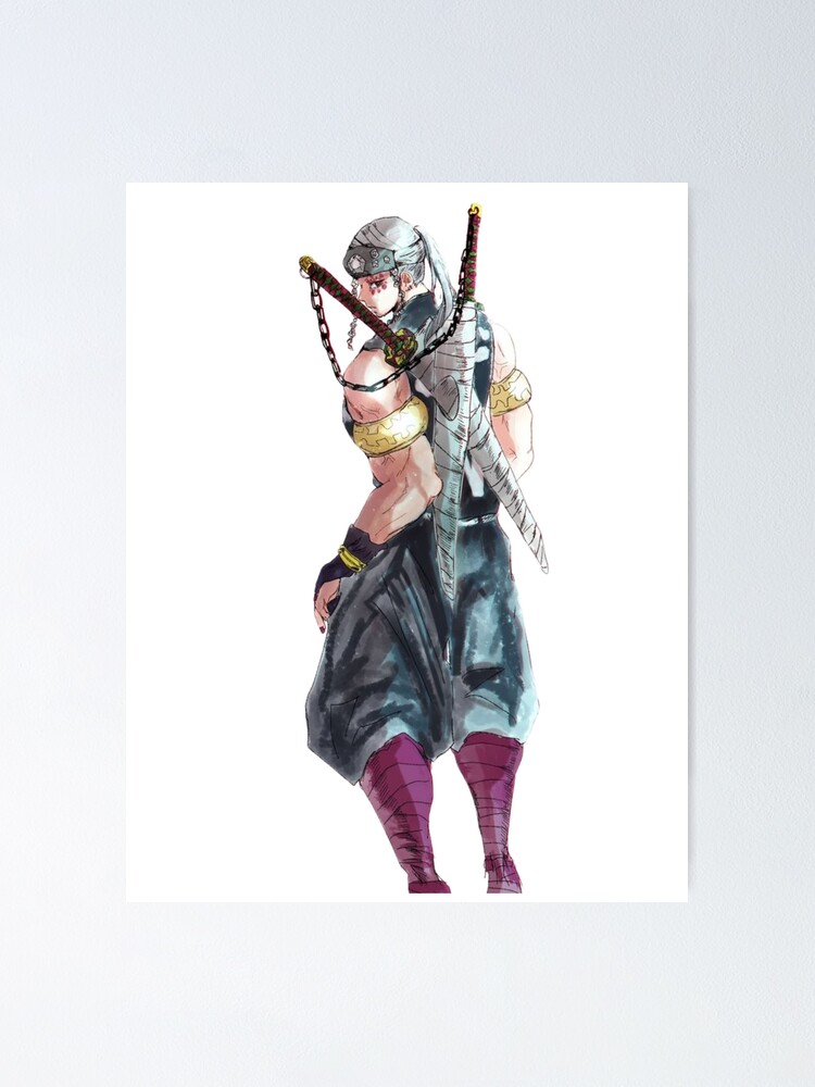 "tengen uzui demon slayer" Poster for Sale by Khulanasuri | Redbubble