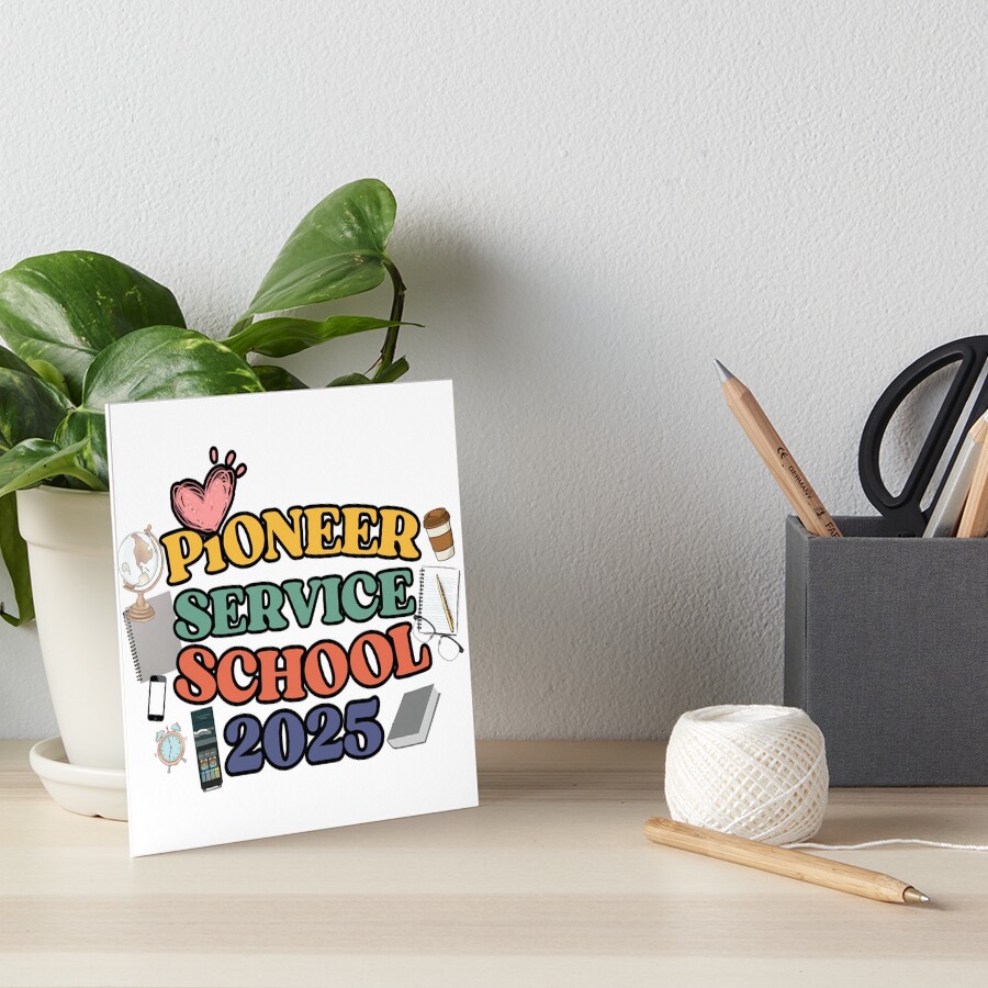"Pioneer Service School 2025" Sticker for Sale by Leshem17 | Redbubble
