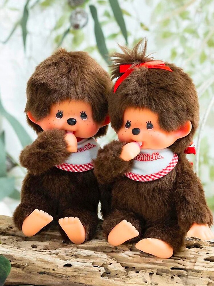 "Monchhichi Vintage Monkeys" iPhone Case for Sale by cinlali | Redbubble