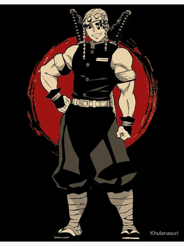 "Sound Hashira Tengen Uzui" Poster for Sale by Khulanasuri | Redbubble