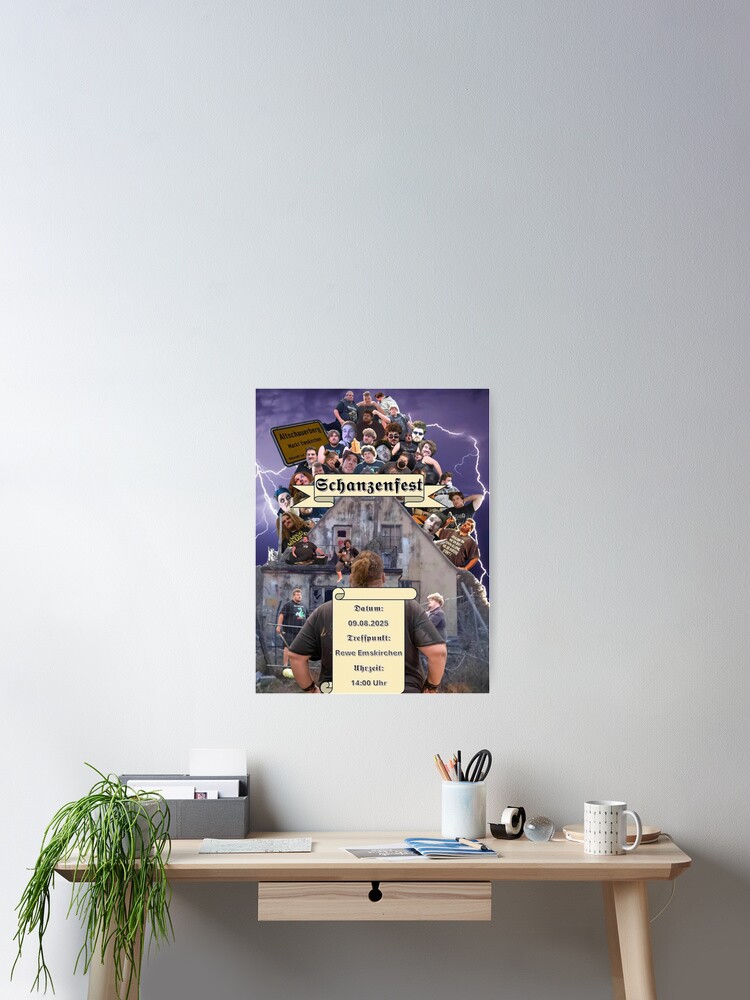 "Drachenlord Poster - Schanzenfest Official 9.8.2025 | Upscaled, high ...