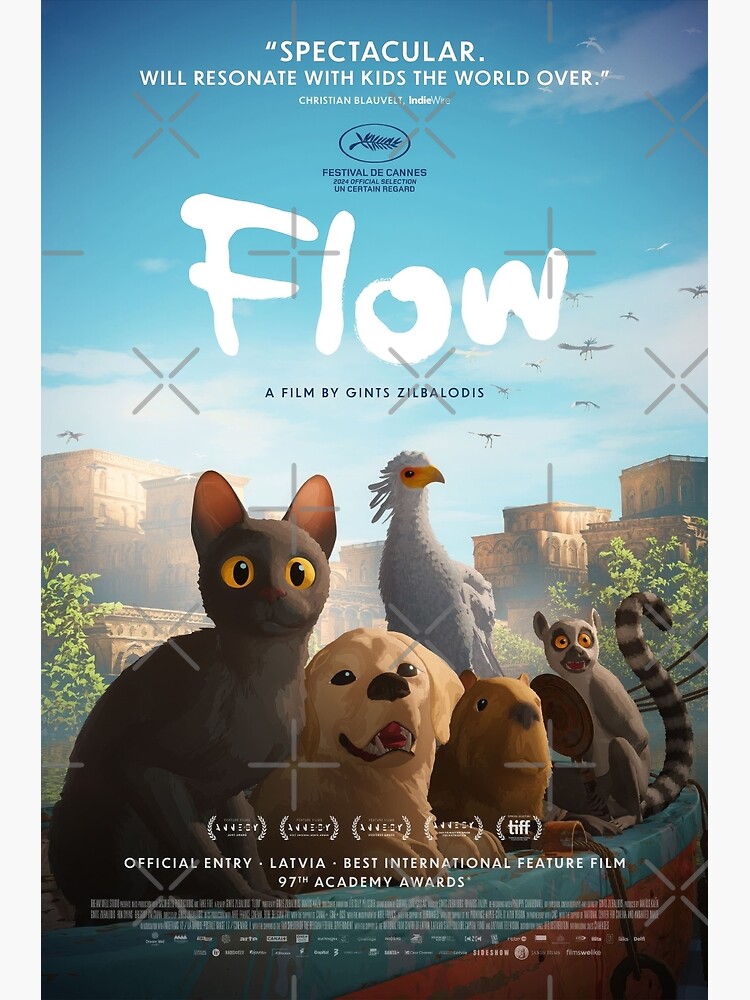 "Flow Movie - Flow Animals - Flow Poster" Poster for Sale by Fives55 ...