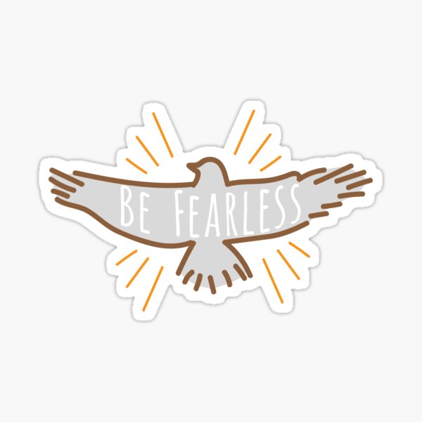 "Be Fearless Fly High Boho Bird" Sticker for Sale by CaymanHill | Redbubble