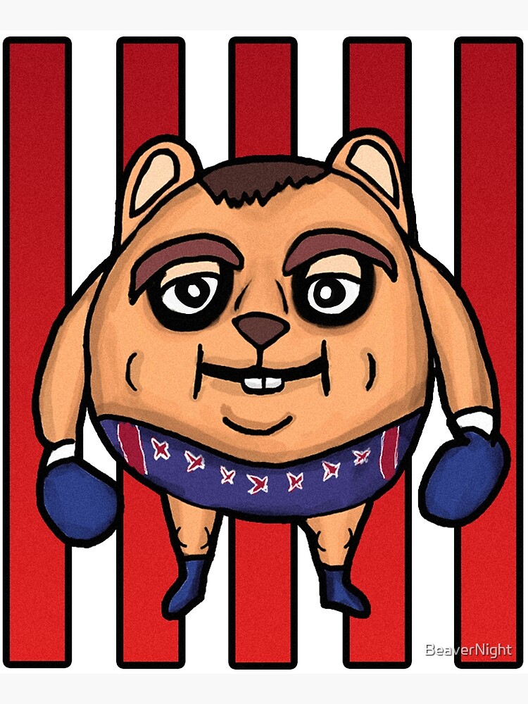 "BOXING CHIPMUNK " Poster for Sale by BeaverNight | Redbubble