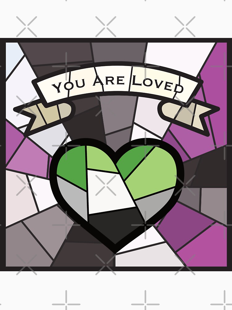 "Ace Aro Pride" T-shirt by OctopodArts | Redbubble | aromantic t-shirts ...