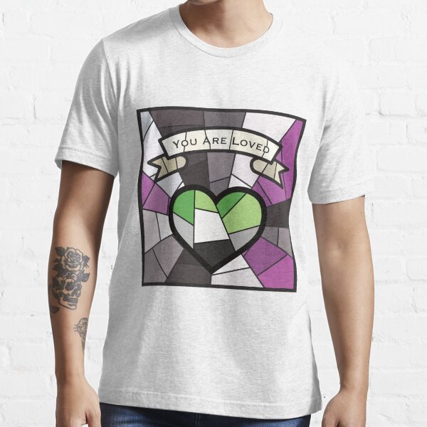 "Ace Aro Pride" T-shirt by OctopodArts | Redbubble | aromantic t-shirts ...