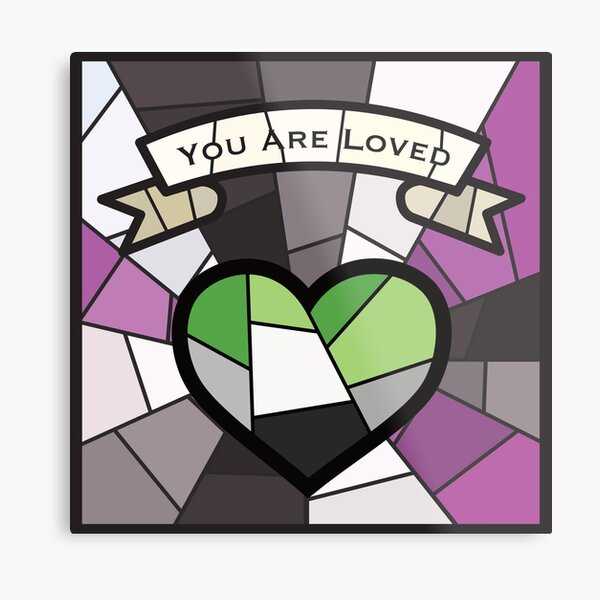 Aro Ace Metal Prints | Redbubble