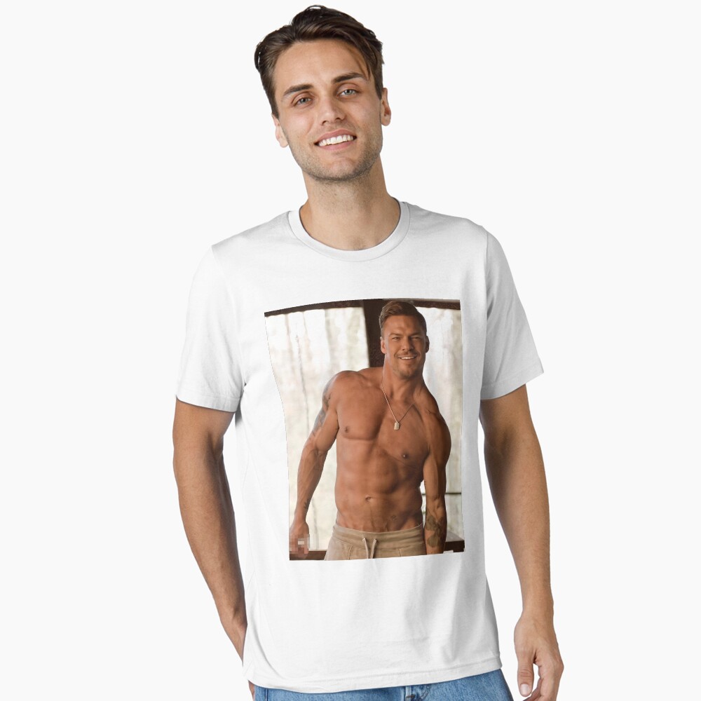 "Alan Ritchson shirtless " Sticker for Sale by TribeMystic | Redbubble