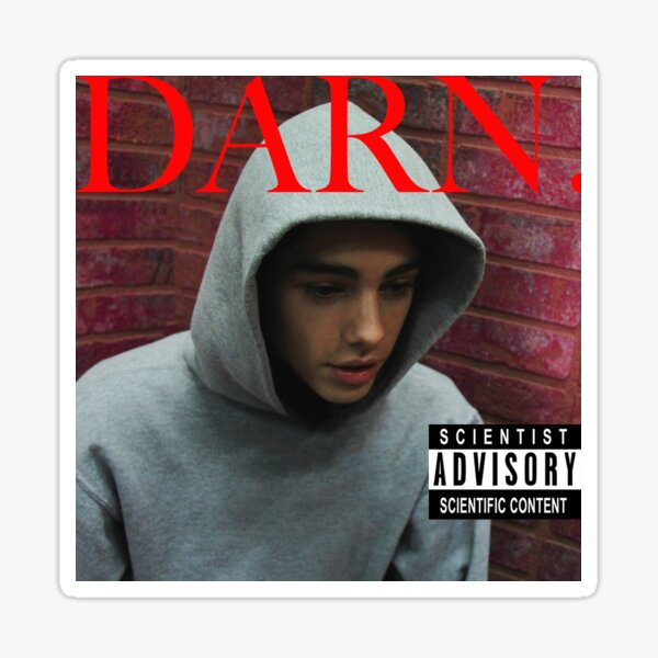 "Darn Album Cover" Sticker for Sale by BigPoppaPoncho | Redbubble