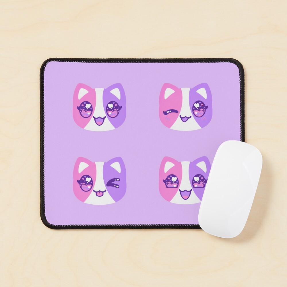 "Cat Aphmau Meemeow Expressions Pattern" Sticker for Sale by ...