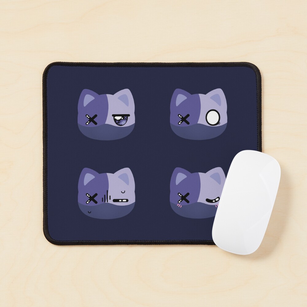 "Aphmau Zane Meemeow Expressions Pattern" Sticker for Sale by ...