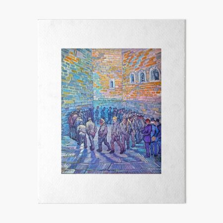 "'Prisoners Walking The Round' by Vincent Van Gogh (Reproduction)" Art ...