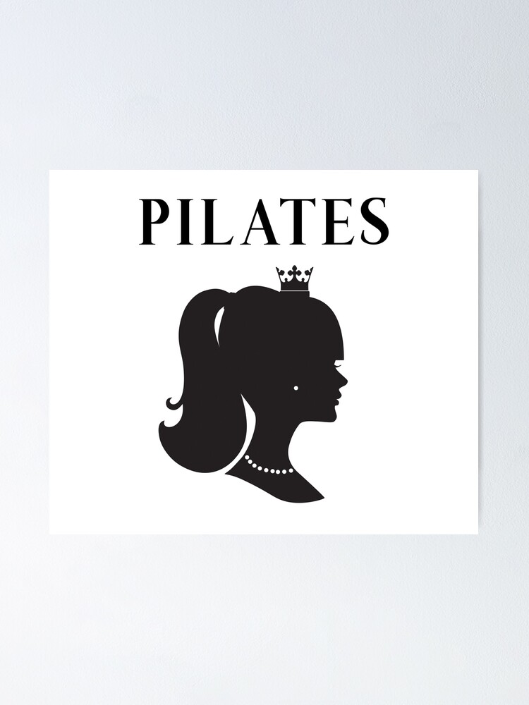 "Pilates Queen Silhouette " Poster by ClaudiaFlores | Redbubble