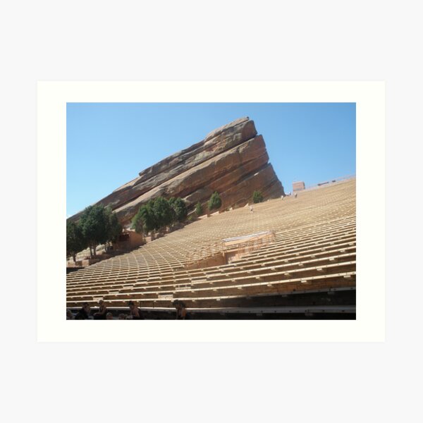 "Red Rock Amphitheatre - Colorado" Art Print by AntheaSlade | Redbubble