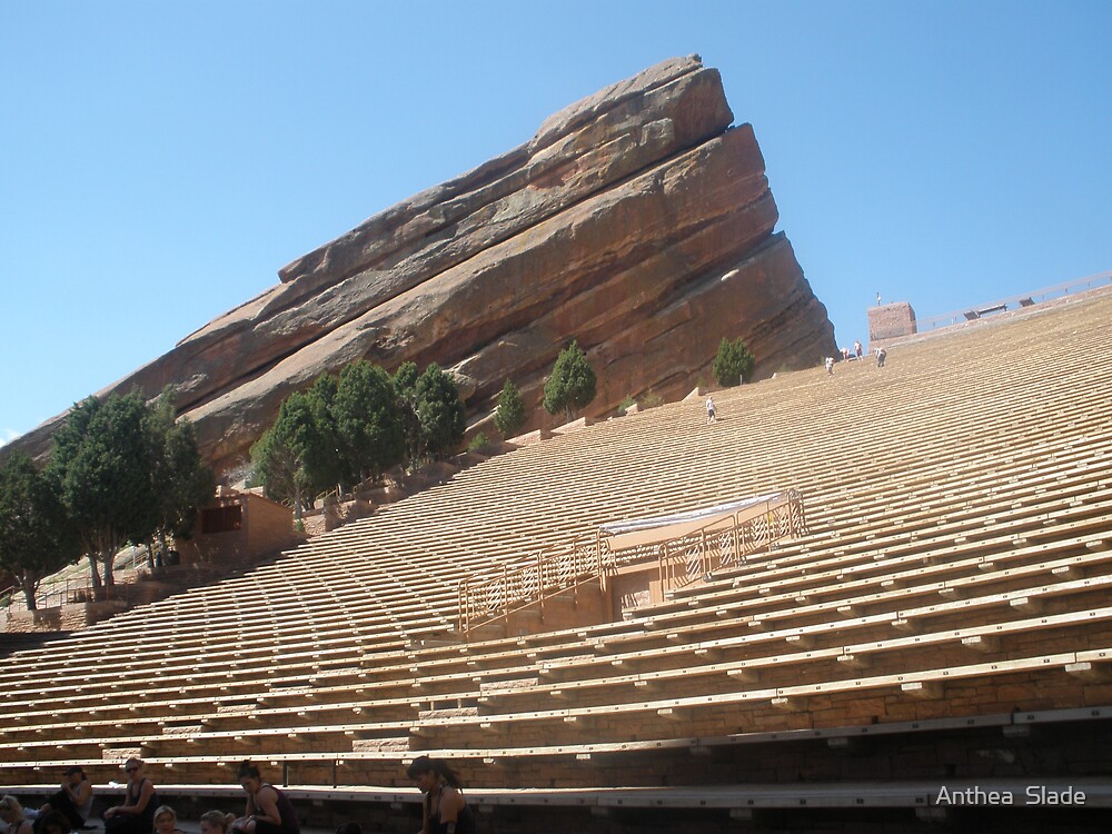 "Red Rock Amphitheatre - Colorado" by Anthea Slade | Redbubble