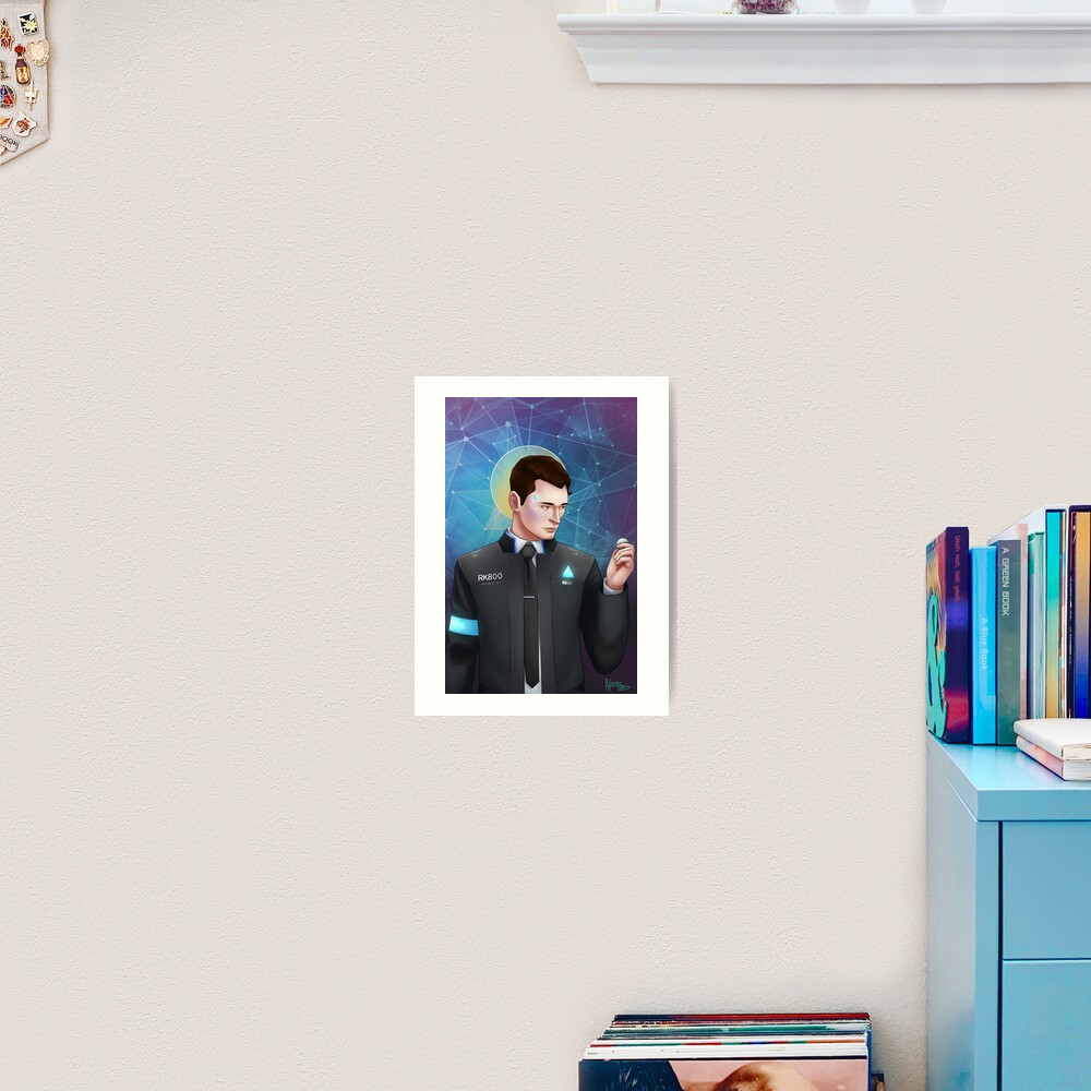 "Connor - RK800" Art Print for Sale by itsAtomicDNA | Redbubble