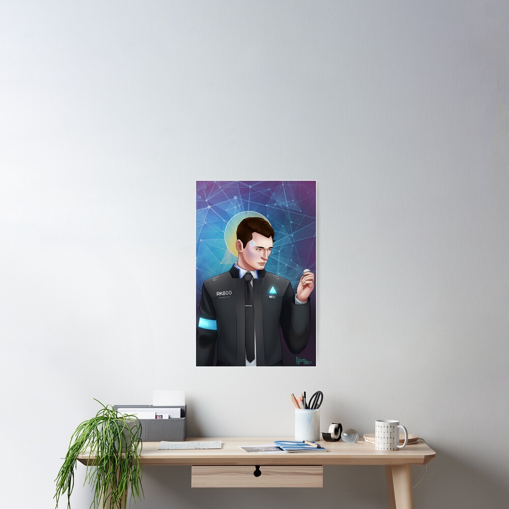 "Connor - RK800" Poster for Sale by itsAtomicDNA | Redbubble