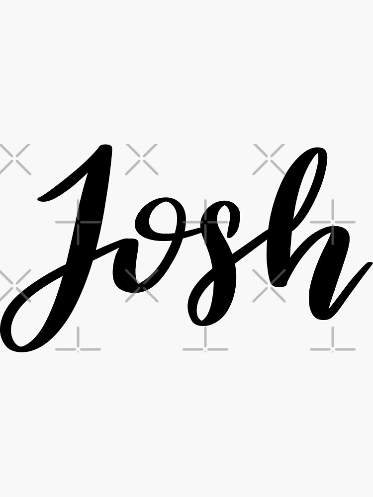 "Josh " Sticker for Sale by ellietography | Redbubble