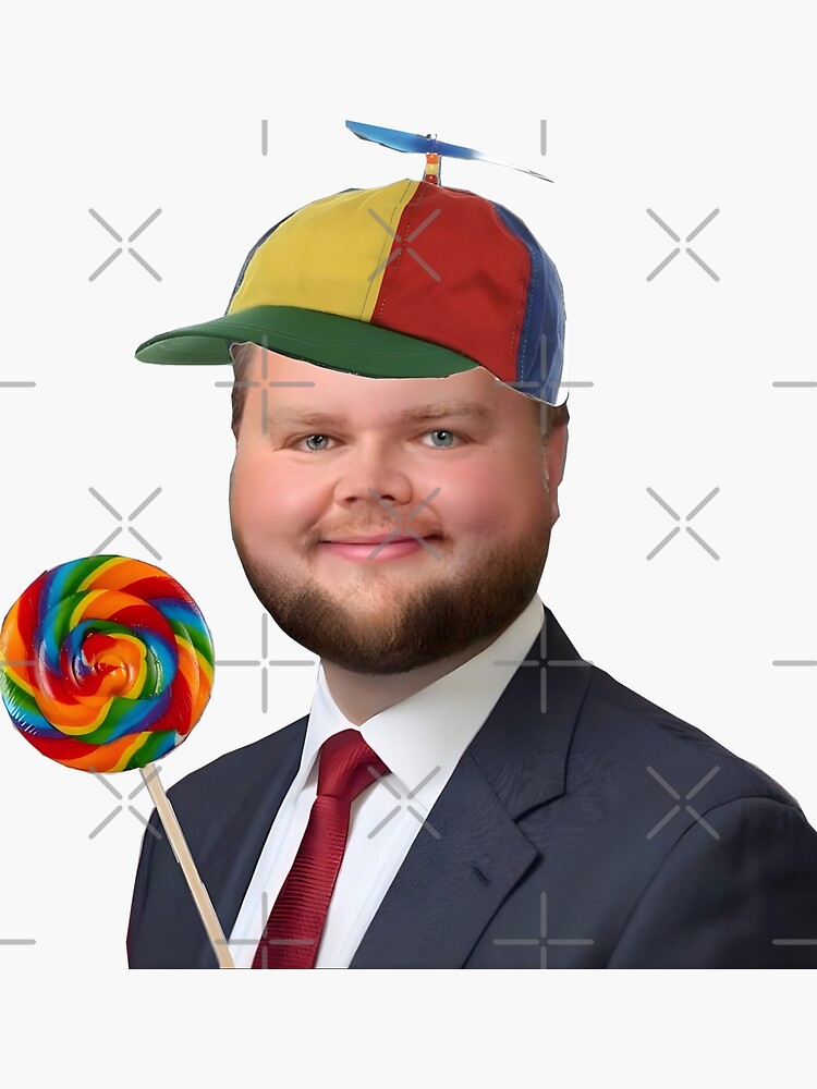 "Pwease Vice President Vance" Sticker for Sale by rachimariposa | Redbubble