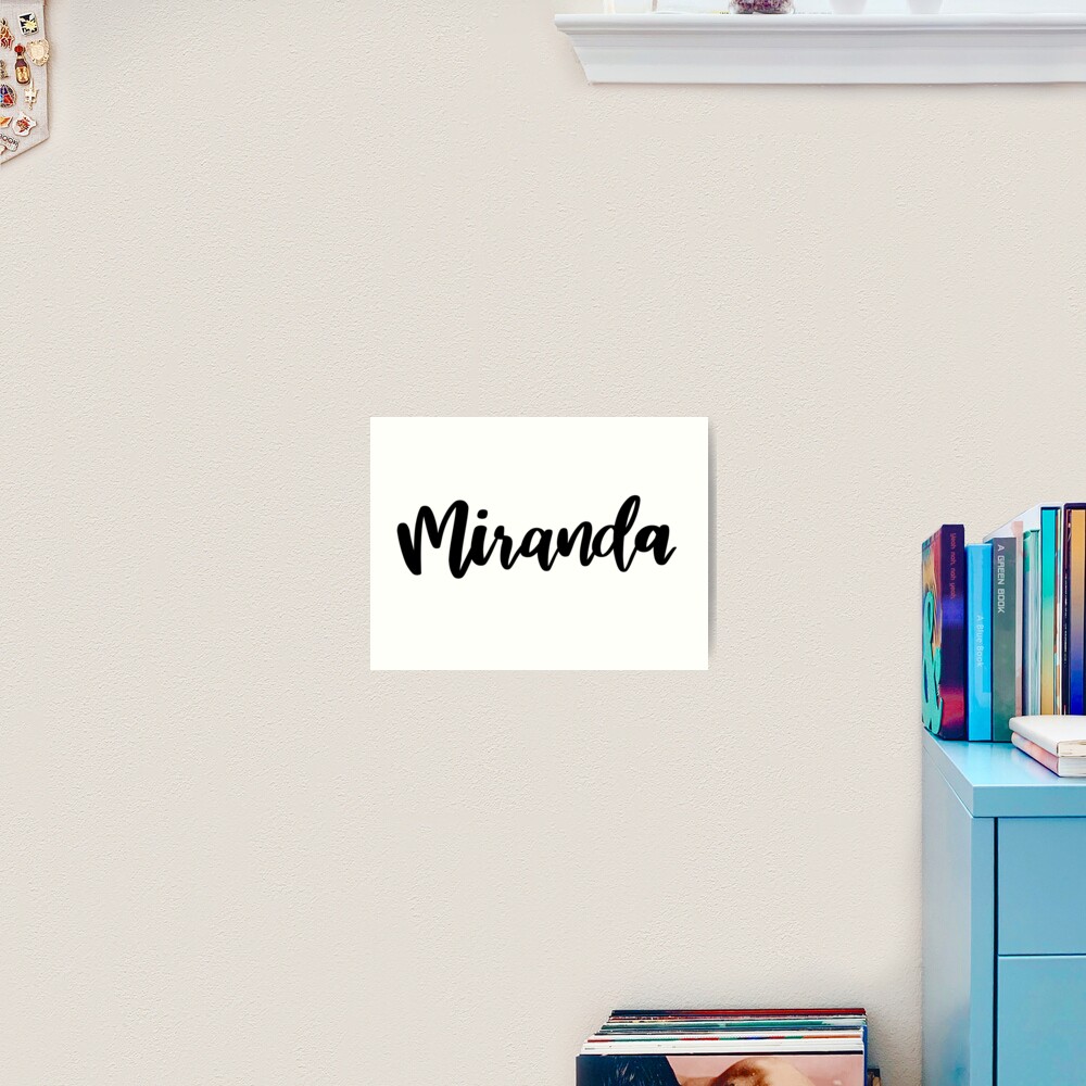 "Miranda " Sticker for Sale by ellietography | Redbubble
