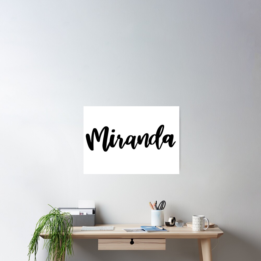 "Miranda " Sticker for Sale by ellietography | Redbubble