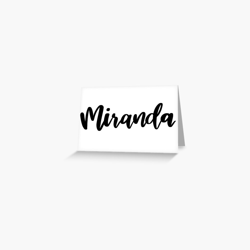 "Miranda " Sticker for Sale by ellietography | Redbubble