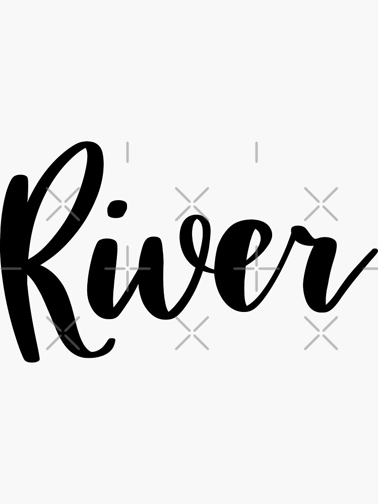 "River " Sticker for Sale by ellietography | Redbubble