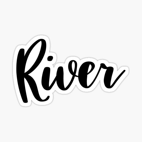 "River " Sticker for Sale by ellietography | Redbubble
