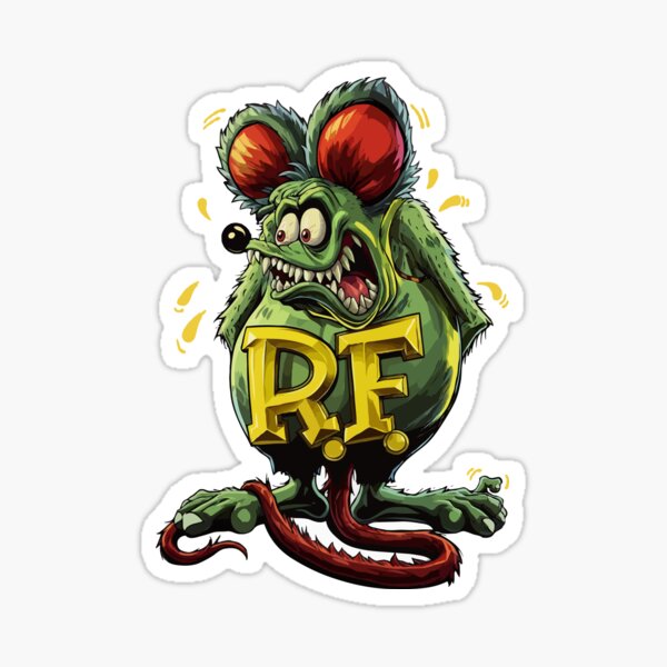 "Rat Fink Horror Angry Monster Hod Rod Green RatFink Cartoon Gift women ...