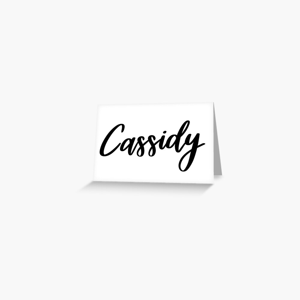 "Cassidy " Sticker for Sale by ellietography | Redbubble