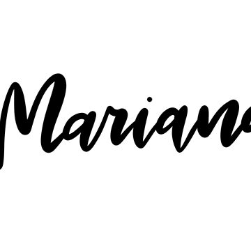 "Mariana " Sticker for Sale by ellietography | Redbubble